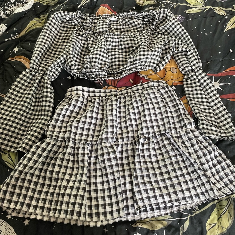 Gingham Set - Gem